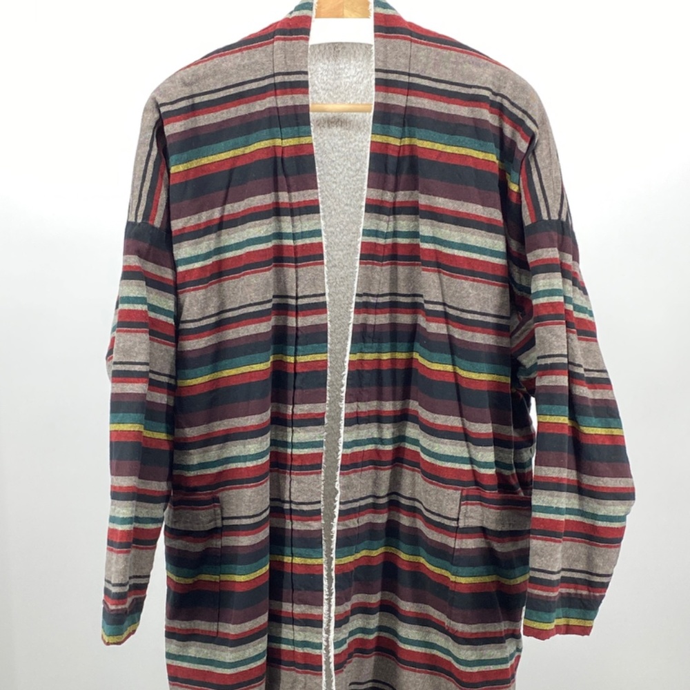 Naissance Reversible Drug Rub Open Jacket Size M - Gem